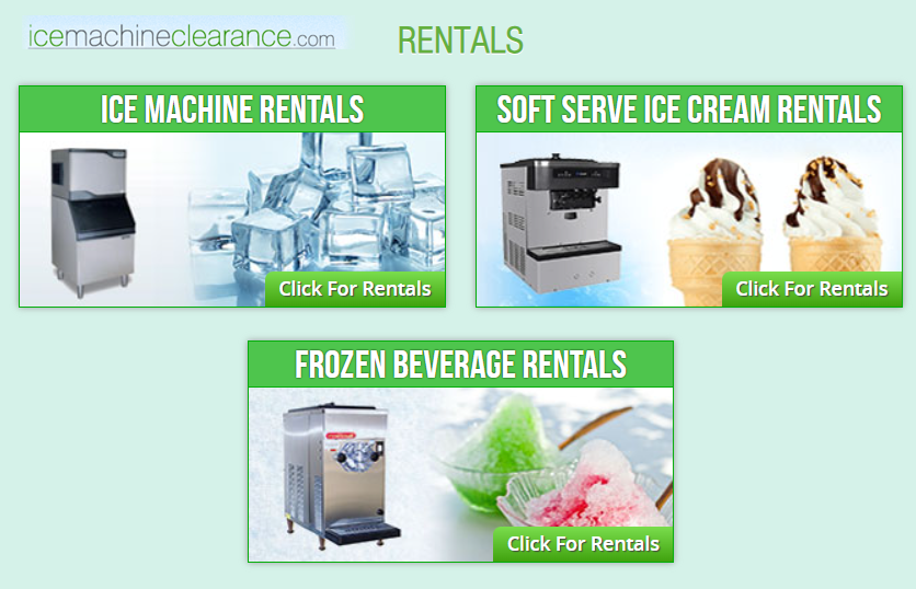 Ice Machine Rentals & Sales in NY, NJ | Ice Makers & Ice Cream Machines